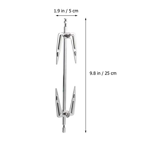 SENTOP Stainless Steel Air Fryer Fork, Roast Chicken Fork Fish Meat Grilling Fork, Air Fryer Accessories Grill Fork for BBQ Home Kitchen Outdoor Camping