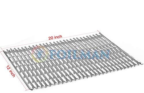 Clean Grill BBQ Disposable Aluminum Liners | 12 x 20 inch/Disposable Grill Grates - Pack Of 12