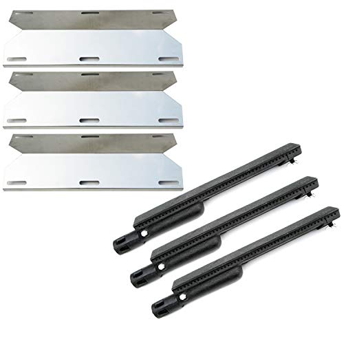 Direct Store Parts Kit DG225 Replacement for Jenn Air 730-0163, 720-0163 Gas Grill Repair Kit Burner and Heat Plates - 3 Pack