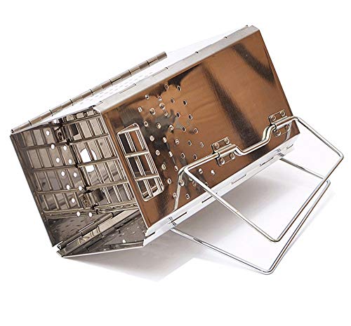 Portable Chimney Starter Stainless Steel Outdoor BBQ Foldable Charcoal Starter father's day gift