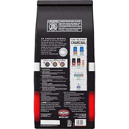 Kingsford Match Light Instant Charcoal Briquettes, BBQ Charcoal for Grilling – 14 Pounds