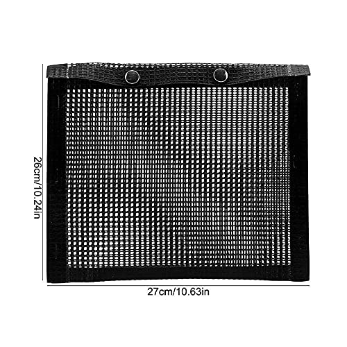Non-Stick BBQ Grill Mesh Bag, Heat-Resistant Mesh Grilling Bag, Outdoor Picnic Tool(L)