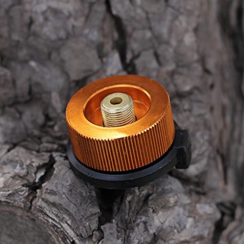 Camping Stove Adapter, Stove Connector,Butane Canister Converter, for Nozzle Gas Bottle to Lindal Valve Canister