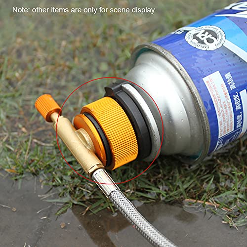 Camping Stove Adapter, Stove Connector,Butane Canister Converter, for Nozzle Gas Bottle to Lindal Valve Canister