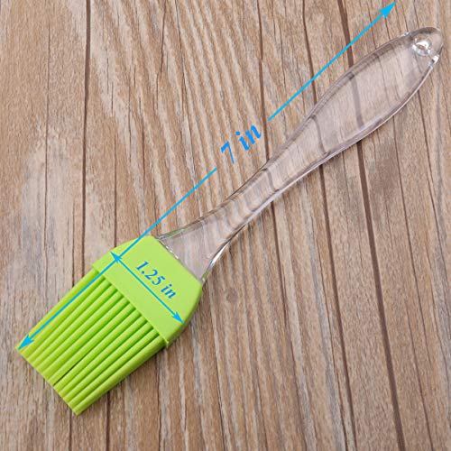 ZEPELOFFY 4 Pack Silicone Pastry Brush Heat Resistant Basting Brushes Spread Oil Butter Sauce Marinades for BBQ Grill Barbecue Baking Kitchen Cooking