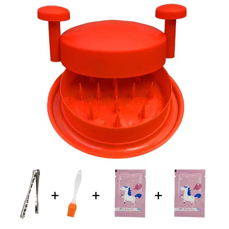 YAOTIANSF Chicken Shredder Quick Separation Ergonomic, Alternative to Bear Claw Meat Claws, for Pulled Pork Beef Barbecue Food, Environmental Protection Shred Machine Claws Tool Red 7.8inRed
