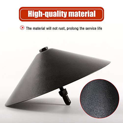 QQPOLE Replacement Umbrella Chimney Cap for Pellet Grill, Metal Chimney Top Accessories for Pit boss, Traeger, Camp Chef and Other Models ,Pellet Grill Chimney Replacement Accessories