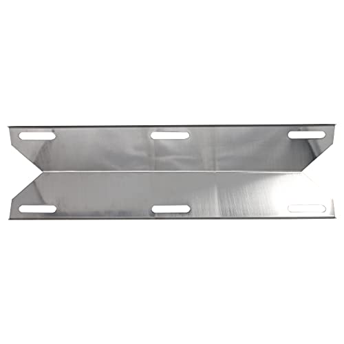 4-Pack BBQ Grill Heat Shield Plate Tent Replacement Parts for Kirkland 720-0432 - Compatible Barbeque Stainless Steel Flame Tamer, Guard, Deflector, Flavorizer Bar, Vaporizer Bar, Burner Cover 15"