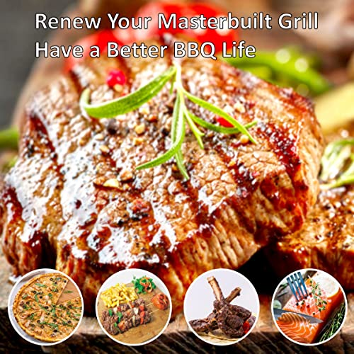 3 inch Upgraded Temperature Gauge Kit Replacement for Masterbuilt 560/800/1050XL Gravity Series Digital Charcoal Grill + Smokers