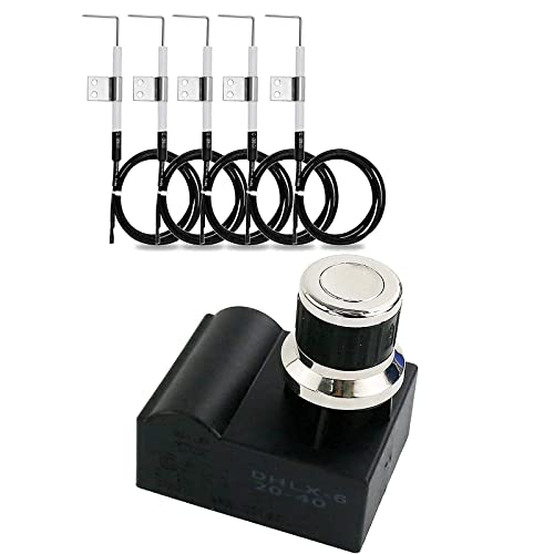 Uniflasy Grill Ignition Electrode for Home Depot Nexgril 720-0830H, 720-0888, 720-0888N and Most Nexgrill Grill Models, Tact Push Button Grill Ignitor Universal for Nexgrill, Char-Broil, and Others