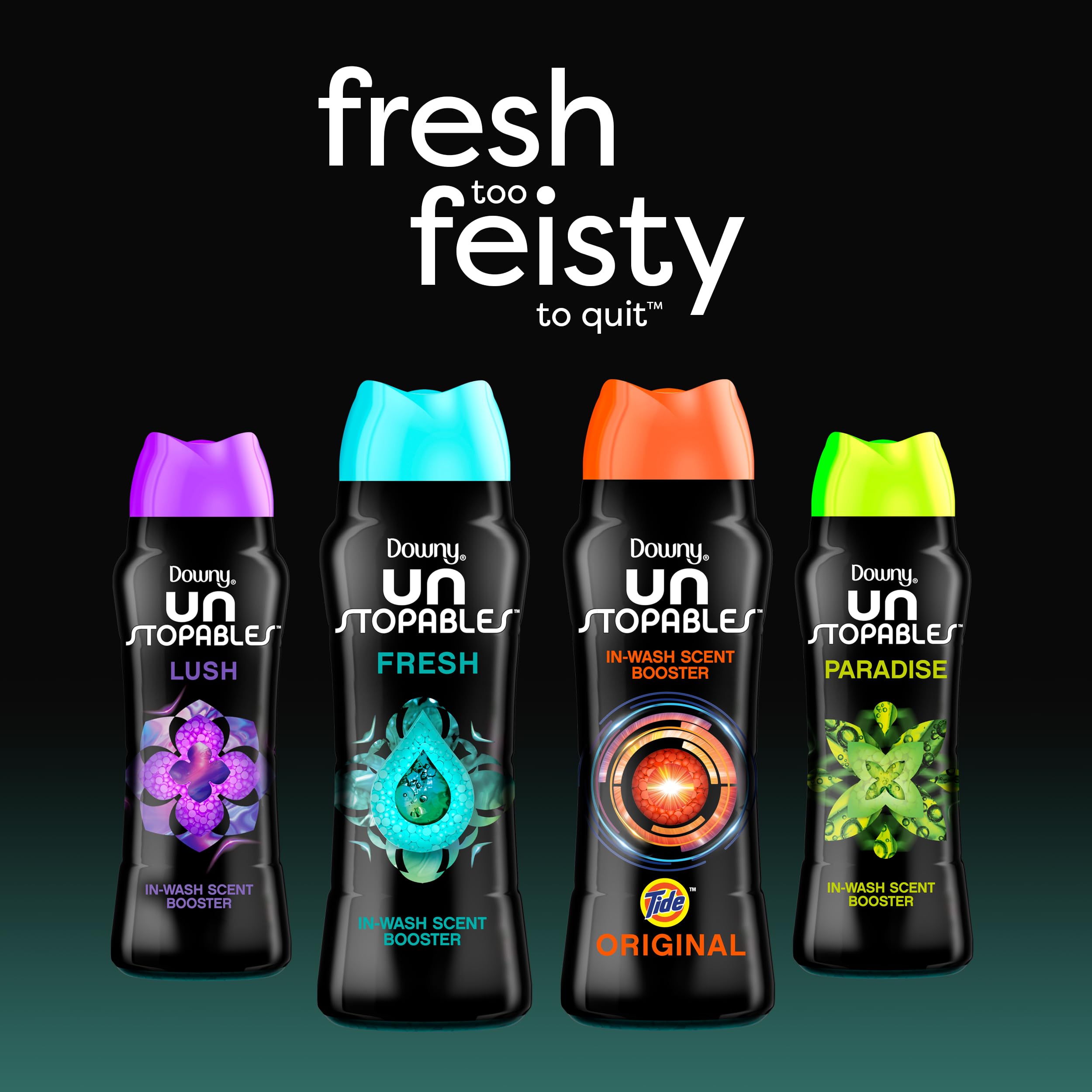 Downy Unstopables In-Wash Laundry Scent Booster Beads, Lush, 24 oz