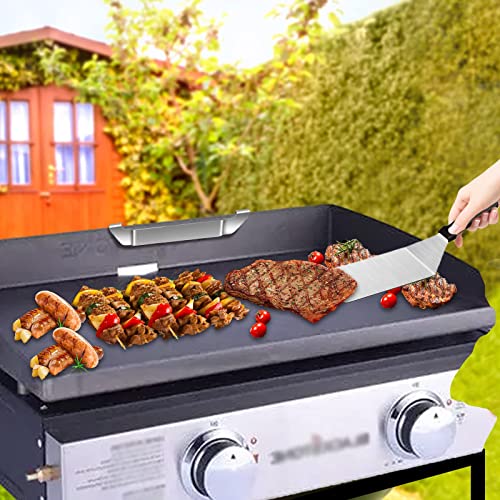 Emcgicc 6.2 Inch BBQ Spatula Rack, Stainless Steel Griddle Spatula Holder, Barbecue Tool Hold Rack Griddle Accessories for Flat Top Griddle and Other Grill Griddles (6.2 Inch)