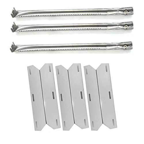 Replacement Charmglow 720-0230, 720-0036-HD-05 Home Depot 3 Burner Gas Grill Model | 3 Stainless Steel Burners & 3 Stainless Steel Heat Plates