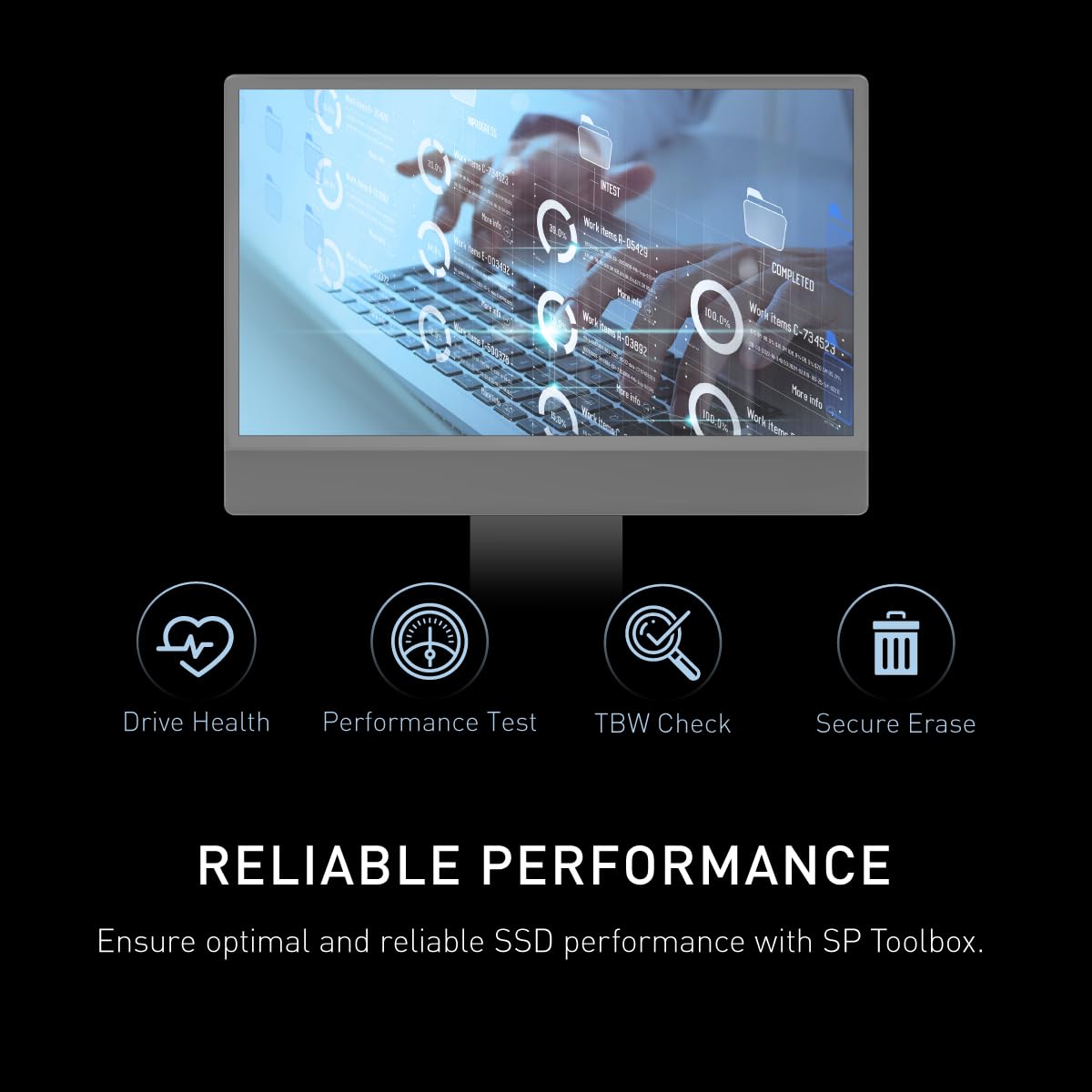 Silicon Power 2TB US75 Nvme PCIe Gen4 M.2 2280 SSD R/W Up to 7,000/6,500 MB/s, Compatible with PlayStation 5 (SP02KGBP44US7505)