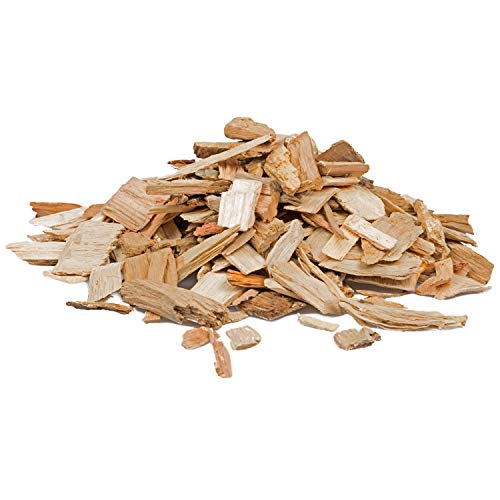Steven Raichlen All Natural Cherry Wood Chips for Smoker - 260 Cu. In. Bag, Approx 2 lbs - Kiln Dried Coarse Cut BBQ Grill Wood Chips for Smoking Meats - Barbecue Accessories & Grilling Gifts for Men