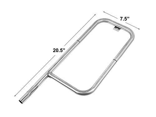 69956 41862 Grill Burner Tube Replacement for Weber Q200 Q220 Q2000 Q2200,and 80462 Ignitor Kit Replacement for Weber Q100 Q200 Gas Grill