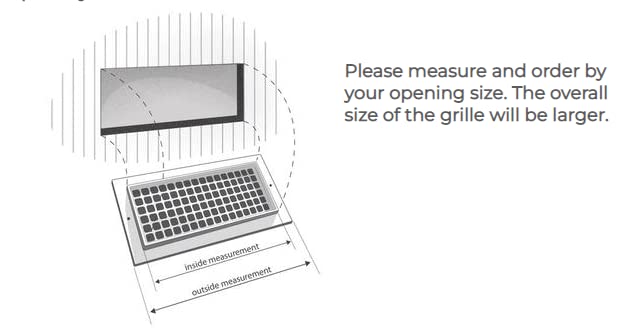 White Steel Baseboard Return Grill with 7/8" Turn Back (24" x 6")