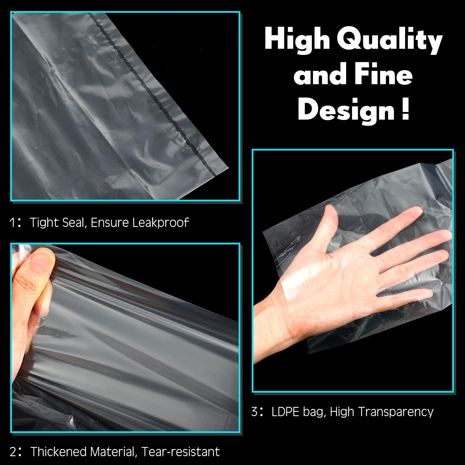 Industrial & Scientific›Packaging & Shipping Supplies›Poly & Plastic Packaging Bags