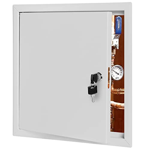 Premier Access Panel 18 x 18 Metal Access Door for Drywall 3000 Series Access Panel for Wall and Ceiling Electrical and Plumbing (Keyed Cylinder Latch)
