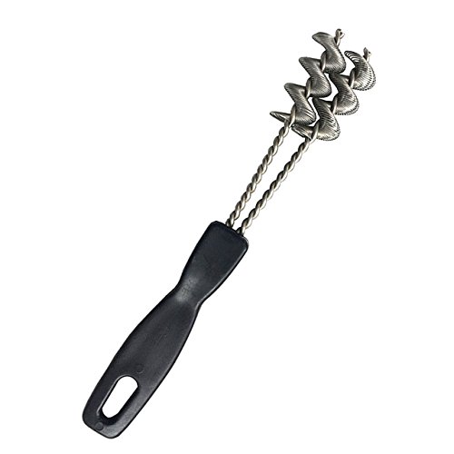 Grill Brush for Big Green Egg Stainless Steel Barbecue Grill Brush BBQ Grill Cleaning Bristle Free Brush 7.5" Long Handle Cleaner for Big Green Egg ,Weber,Stainless Steel& Porcelain Barbecue Grates