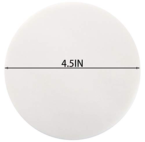 Cedilis 1500pcs Hamburger Patty Paper, 4.5IN Non-Stick Wax Papers, Round Parchment Paper, Food-Grade Burger Sheets for Patty Separating, Freezing, BBQ, Ground Beef and Turkey