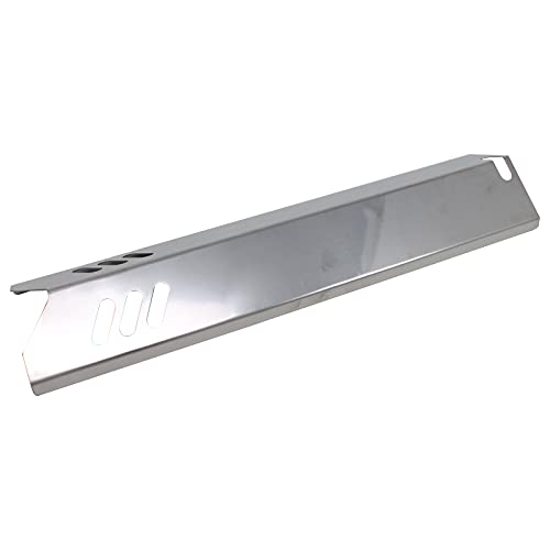 BBQ Grill Heat Shield Plate Tent Replacement Parts for Uniflame GBC1059WB - Compatible Barbeque Stainless Steel Flame Tamer, Guard, Deflector, Flavorizer Bar, Vaporizer Bar, Burner Cover 15"
