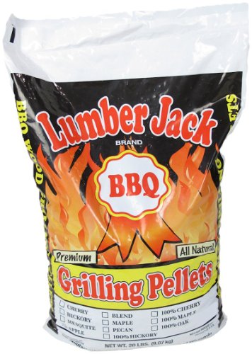 Lumber Jack 100 Percent Mesquite BBQ Grilling Pellets 20 LB Bag