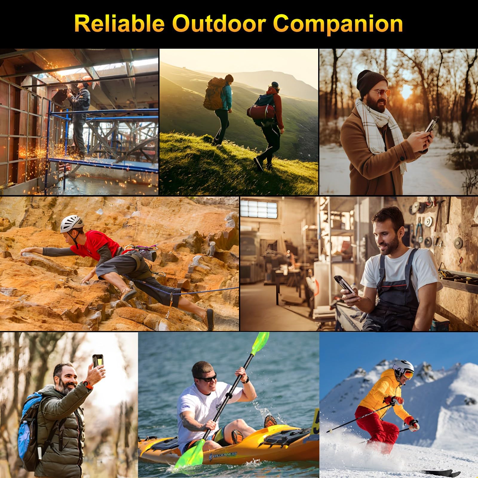 8849 Tank Rugged Smartphone, 22000mAh(66W) 22GB+256GB 4G Android Phone Unlocked with 1200LM Camping Light, IP68 Waterproof 6.81" Android 12 Rugged Cell Phone, 108MP Camera, Single Speaker/NFC/OTG