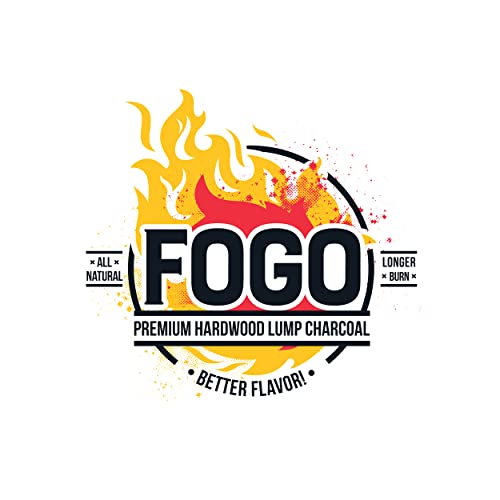 FOGO Fogostarters Natural Fire Starters, 30 Count Box and FOGO Barrel Proof Bourbon Barrel Blocks, Cask Strength Smoking Wood Chunks for Grilling, 2 Pound Resealable Bag, Bundle
