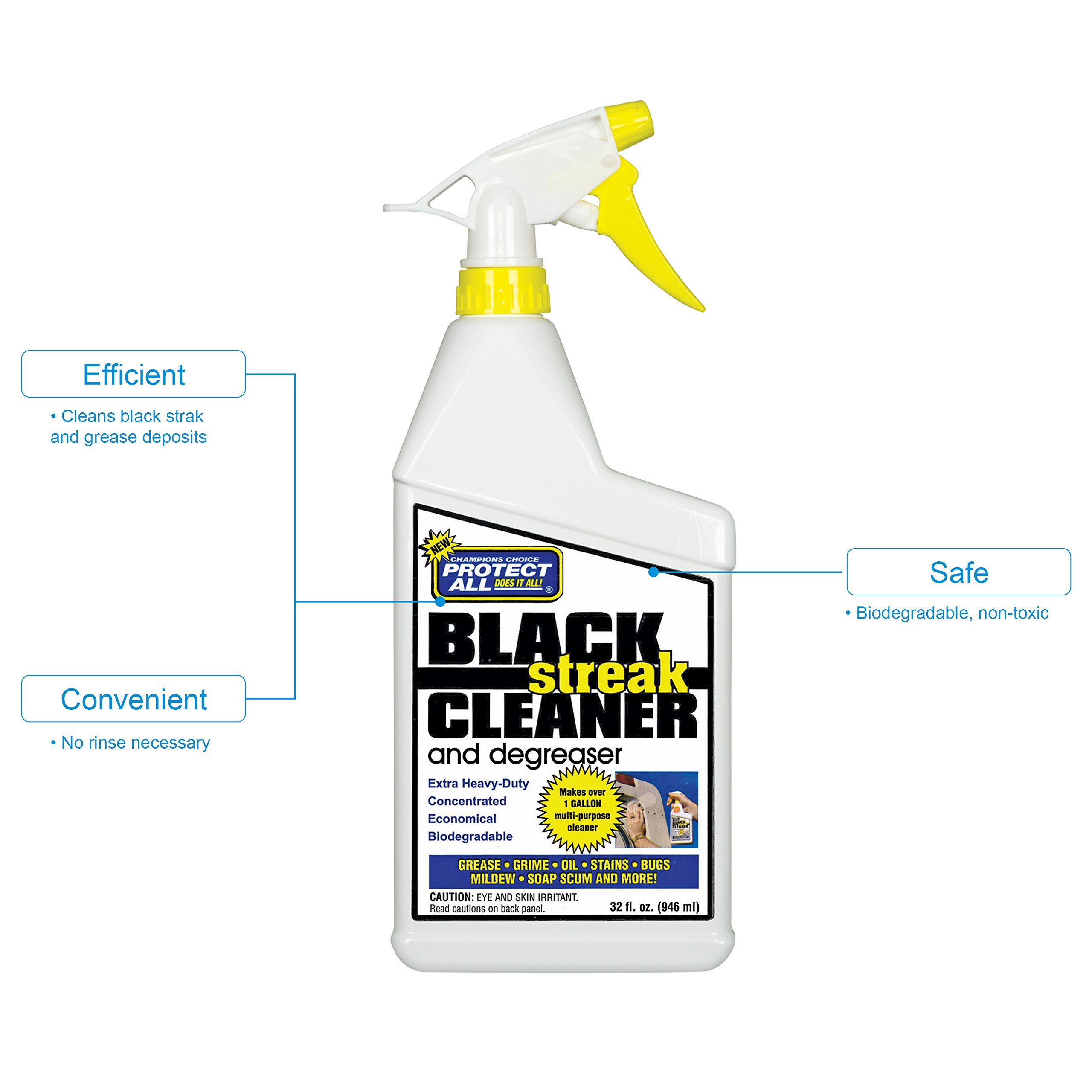 Protect All (54032 Black Streak Remover - 32 oz.