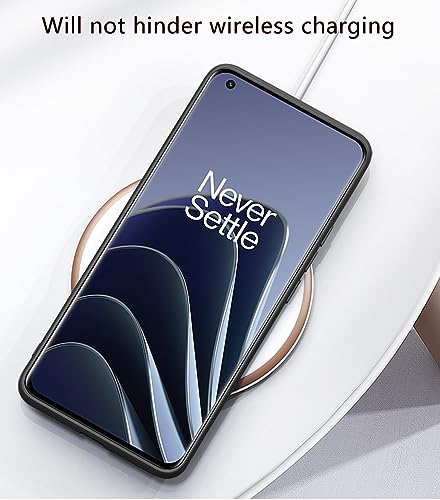 Puxssul for OnePlus 10 Pro 5G Case, Soft TPU Artificial Leather case,Extremely Light Ultra-Light Camera Protection Leather Cover Case for OnePlus 10 Pro 5G (White)