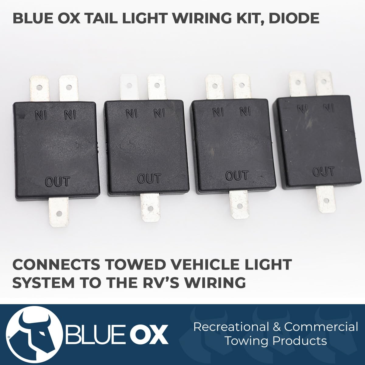 Blue Ox BX8848 4 Diodes Taillight Wiring Kit