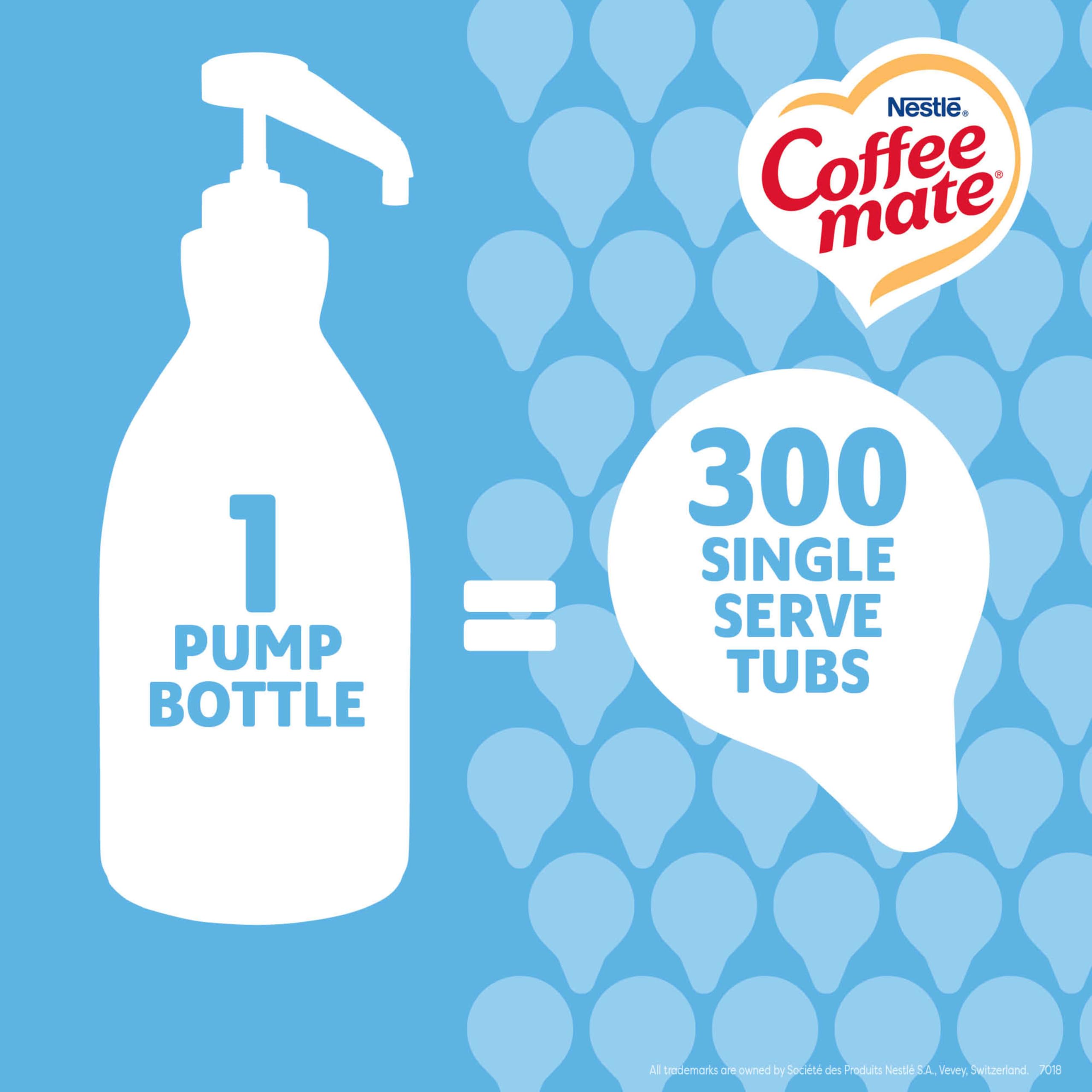 Nestle Coffee mate Coffee Creamer, French Vanilla, Concentrated Liquid Pump Bottle, Non Dairy, No Refrigeration, 50.7 Fl. Oz (Pack of 2)