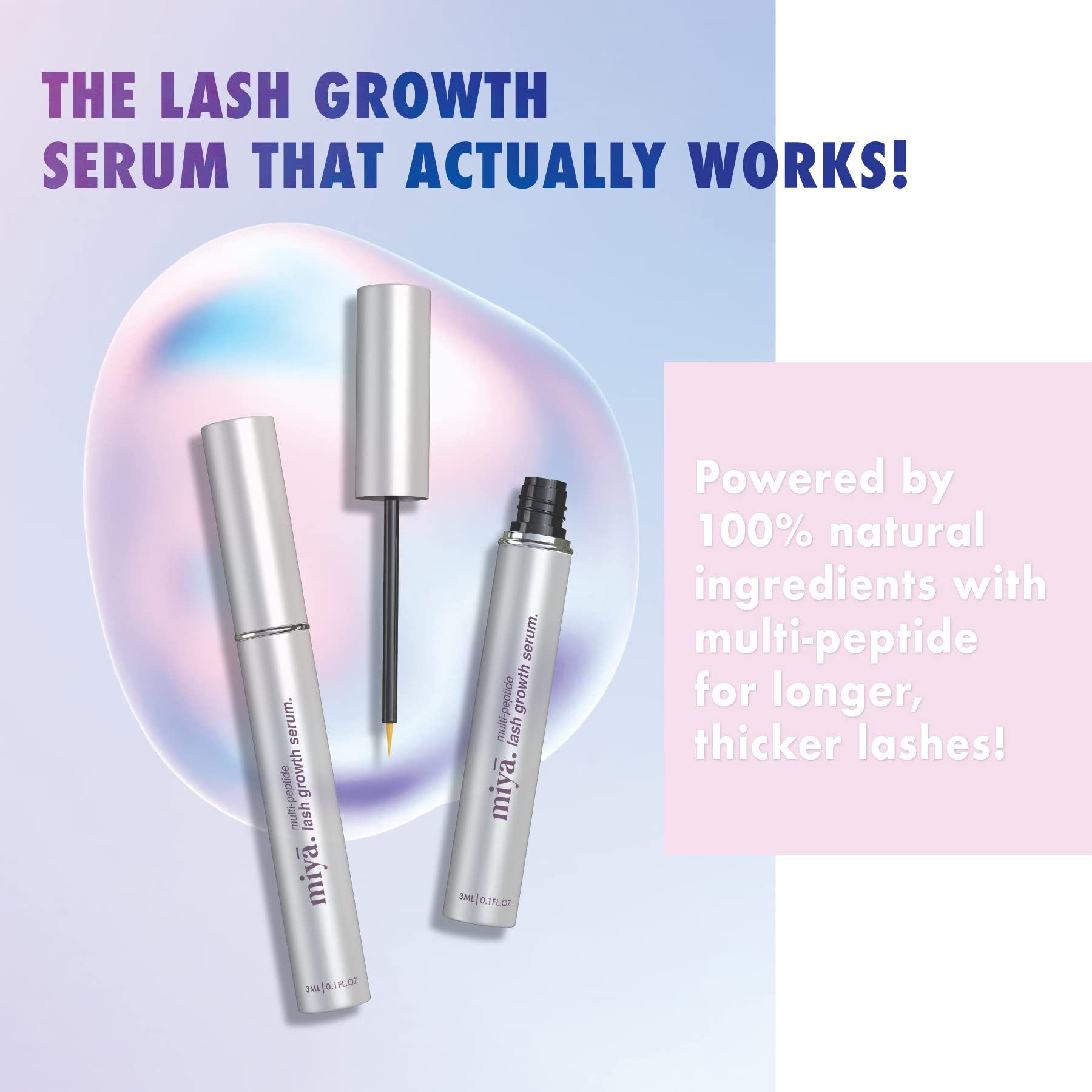 MIYA LASH | Lash Luxe Bundle | Keratin Lash Lift Kit & Eyelash Serum for Thicker, Longer Lashes | Ultimate Lash Booster