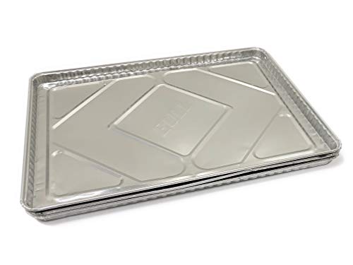Bull Outdoor Products 24268 Grease Tray Liner, Silver, 12 Pack, for 30" Bull Grills