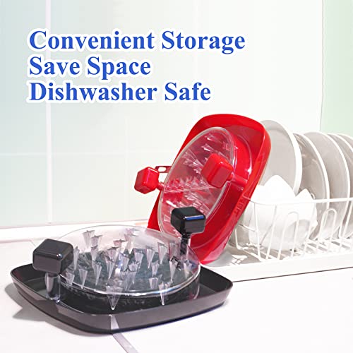 Chicken Shredder,Meat Grinder Alternative to Bear Claws Meat Shredder,Upgraded Non-Slip Larger Sharper Shark Fin Patent Design,Suitable for Pulled Pork, Beef and Chicken-Dishwasher Safe (Black)