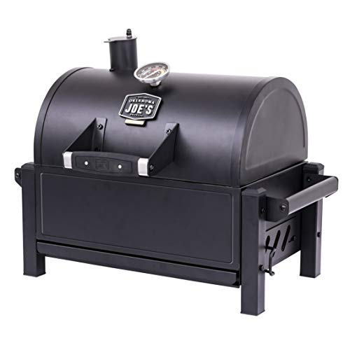Oklahoma Joe's 19402088 Rambler Portable Charcoal Grill, Black