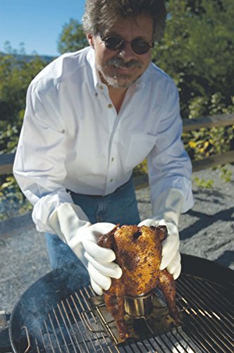 Steven Raichlen SR8016 Best of Barbecue Beer-Can Chicken Roaster Rack, Stainless Steel