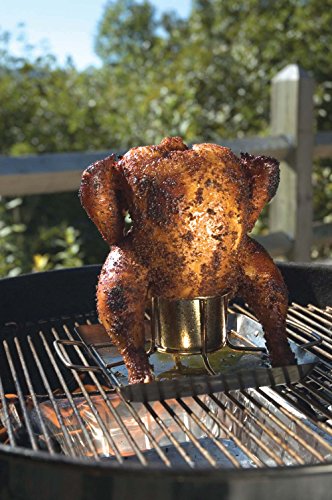 Steven Raichlen SR8016 Best of Barbecue Beer-Can Chicken Roaster Rack, Stainless Steel