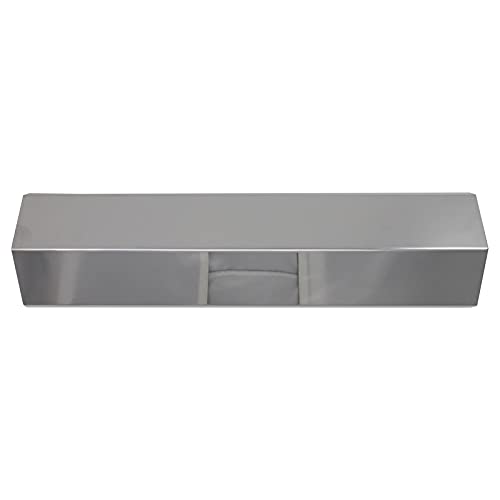 BBQ Grill Heat Shield Plate Tent Replacement Parts for Master Forge 067087 - Compatible Barbeque Stainless Steel Flame Tamer, Guard, Deflector, Flavorizer Bar, Vaporizer Bar, Burner Cover 15"