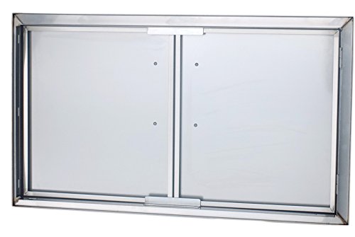 Sunstone BA-DD42 Beveled Frame Double Access Door, 42"