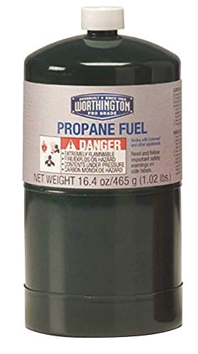 WORTHINGTON 310805 16.4 Oz. Propane Cylinder, Disposable