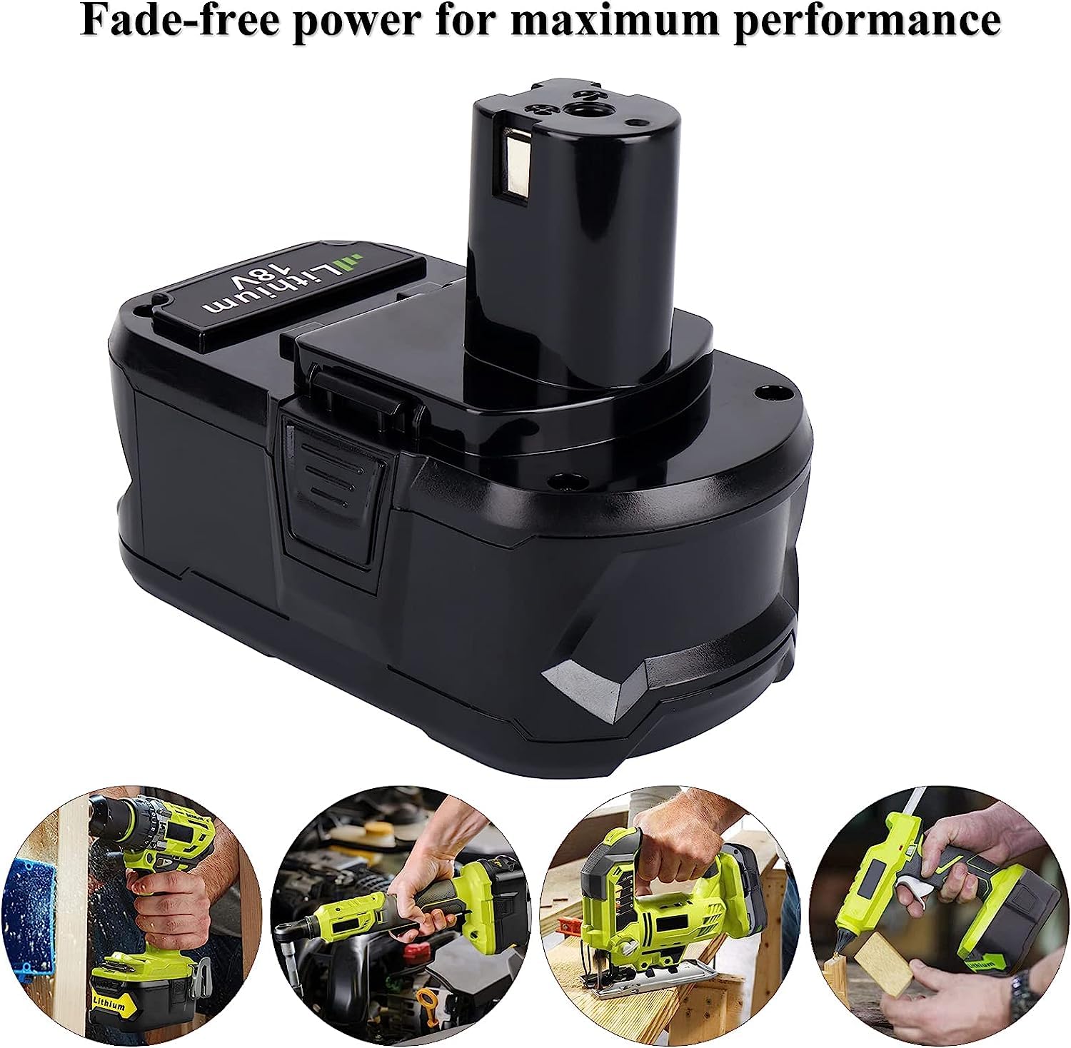 LALAFO 18V 6.0Ah P108 Battery Replacement for Ryobi ONE Plus 18Volt Lithium-Ion Batteries P102 P103 P104 P105 P107 P108 P109 Compatible with Ryobi One+ Battery Cordless Power Tools