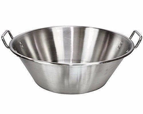 always-quality Cazo para Carnitas 16" Stainless Steel Heavy Duty Acero Inoxidable Wok comal Fry Mexican Style