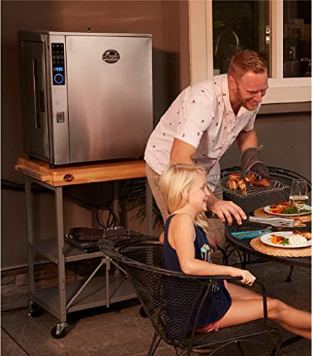 Bradley Smoker 4-Rack Outdoor Electric Smoker, Digital Vertical Smoker With Stainless Steel Grill