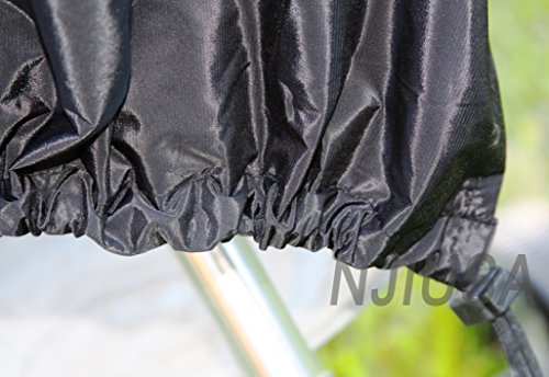 NJIUSA BBQ Grill Cover fits Weber Smokey Joe Silver Serving IndoorOutdoor Round 14"-15"