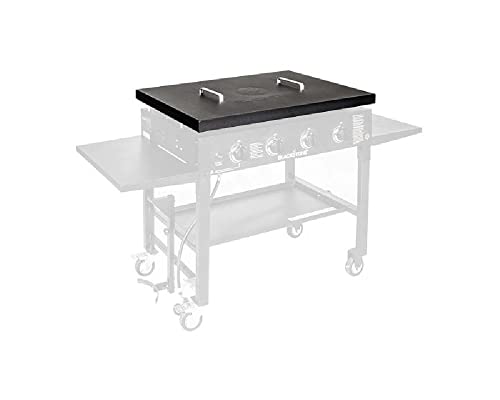 Blackstone 5004 Hard Top Lid with Handle-Outdoor Cover Powder Coated Steel Lightweight Durable Perfect Accessories to Protect Fits 36” Front or Rear Grease Griddle, 36 Inch, Black