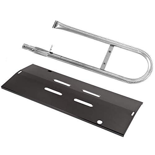 Votenli CGG200(1-Pack) Porcelain Steel Heat Plate and Burner Replacement for Cuisinart CGG-200, CGG-220 and CGG-240 All Foods Portable Gas Grillls