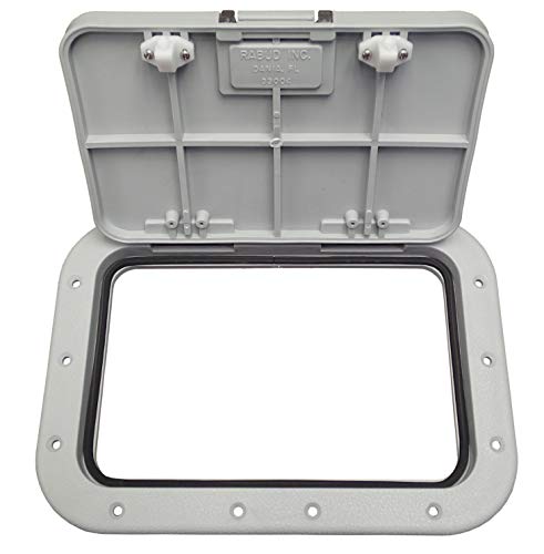 RABUD 7x11 Gray Handle Lever Hatch (711HLG)