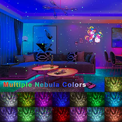 Star Projector Galaxy Light for Bedroom, Galaxy Light Projector for Kids with Music, Remote Timer Starry Night Light Projector for Ceiling/Xmas/Birthday Gift for Boys